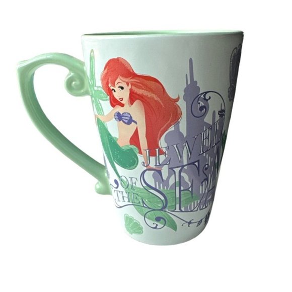 Dining | Nwt Disney Store The Little Mermaid Coffee Mug Jewel Of The ...